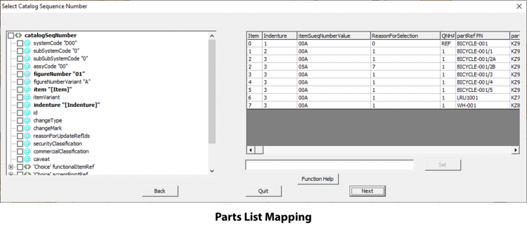Generate Illustrated Parts Lists from maintenance and logistic data
